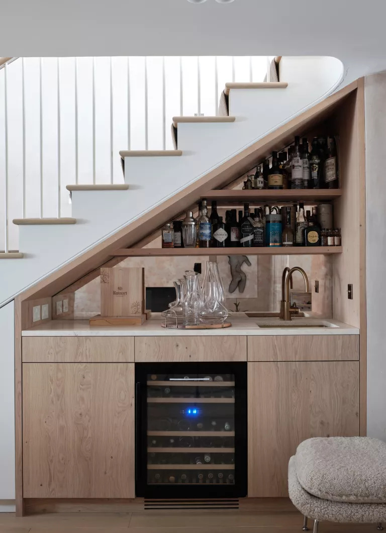 Under Stairs and Pastel Kitchens - jmm PR